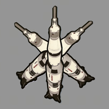 Saturn V Rocket Sticker – chopshopstore