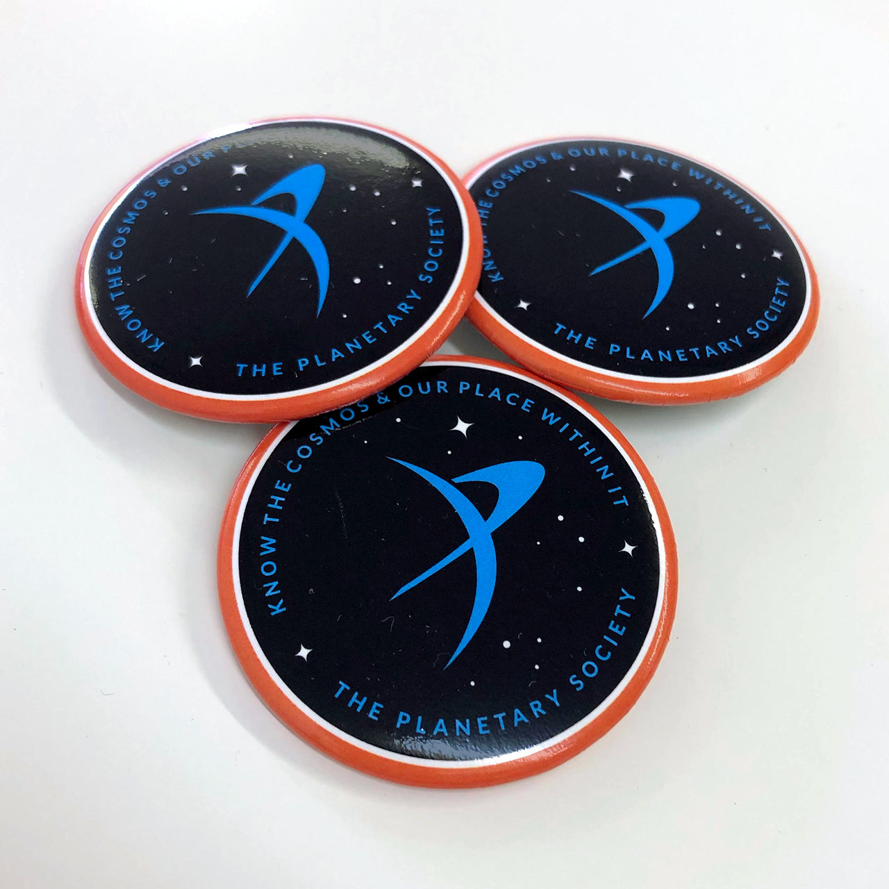 Brand ID Buttons for The Planetary Society – chopshopstore