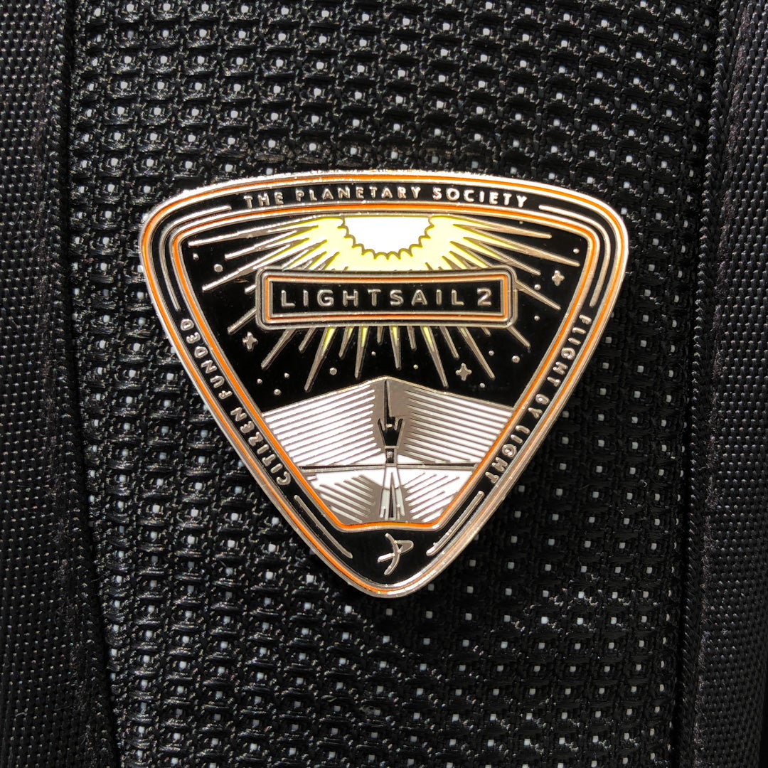 LightSail 2 Enameled Pin for Planetary Society – chopshopstore